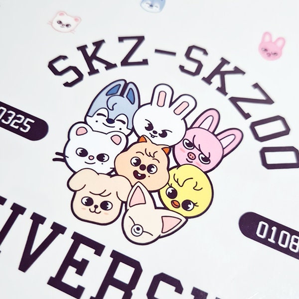 Scarpbook Notebook A5 Stray Kids Skzoo Printable Non-physical ...