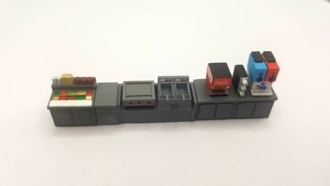 Diner Grill Set HO Scale 1/87 Kit - Etsy