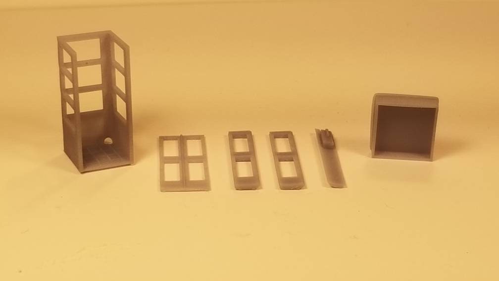 Phone Booth Kit HO Scale 1/87 - Etsy