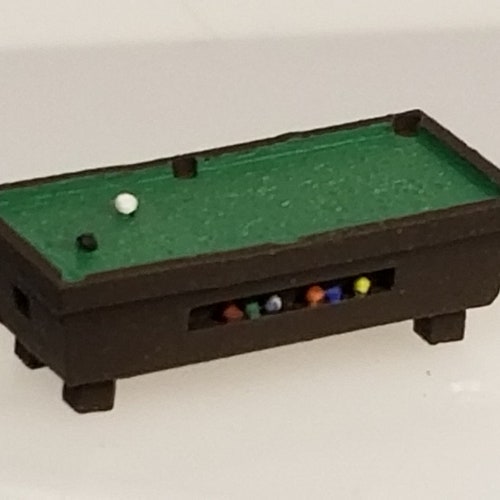 Pool Table 8 Ball Corner Pocket Kit HO Scale 1/87 - Etsy
