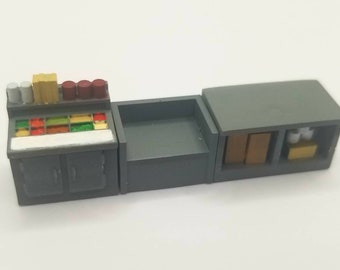 9pc Restaurant Counter Kit HO Scale 1/87 - Etsy