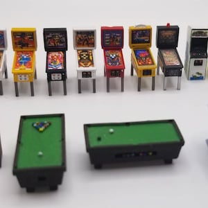 Pool Table Kit "rack 'em Up" HO Scale 1/87 - Etsy