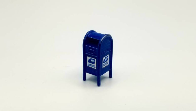2pk USPS Mailbox HO Scale 1/87 Kit - Etsy