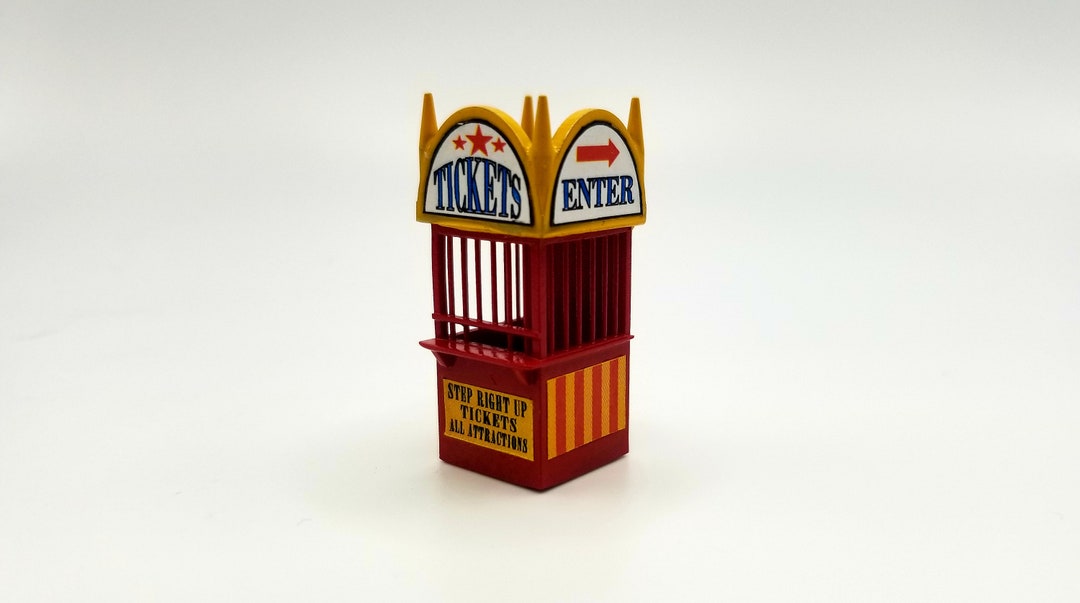 Carnival Ticket Booth HO Scale 1/87 Kit - Etsy