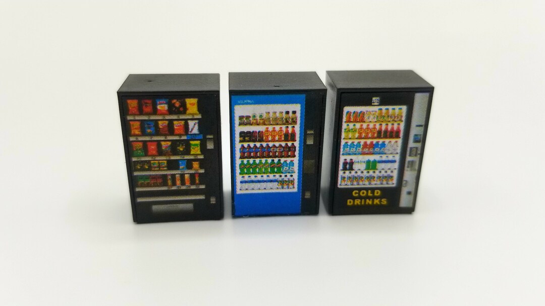 3pk Modern Vending Machine Kit HO Scale 1/87 - Etsy