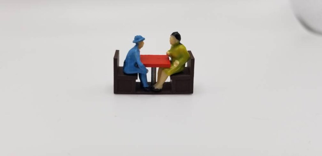 3pk Sm Dining Booth Kit HO Scale 1/87 - Etsy