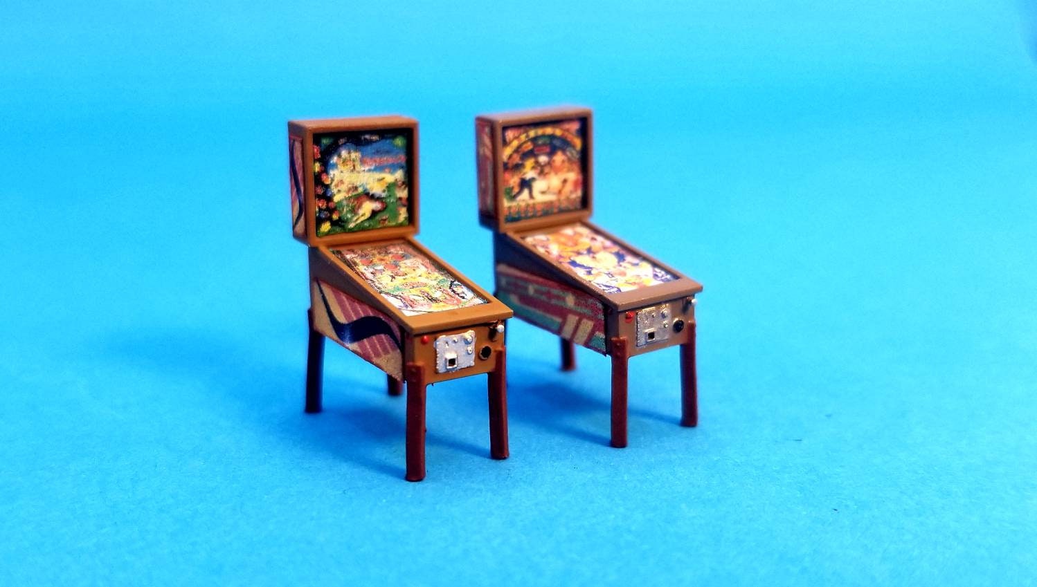2pk Pinball Machine Kit: 1950's Set HO Scale 1/87 - Etsy