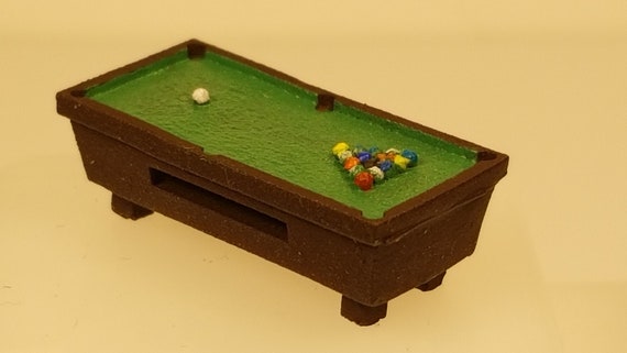 Pool Table Kit rack 'em Up HO Scale 1/87 - Etsy