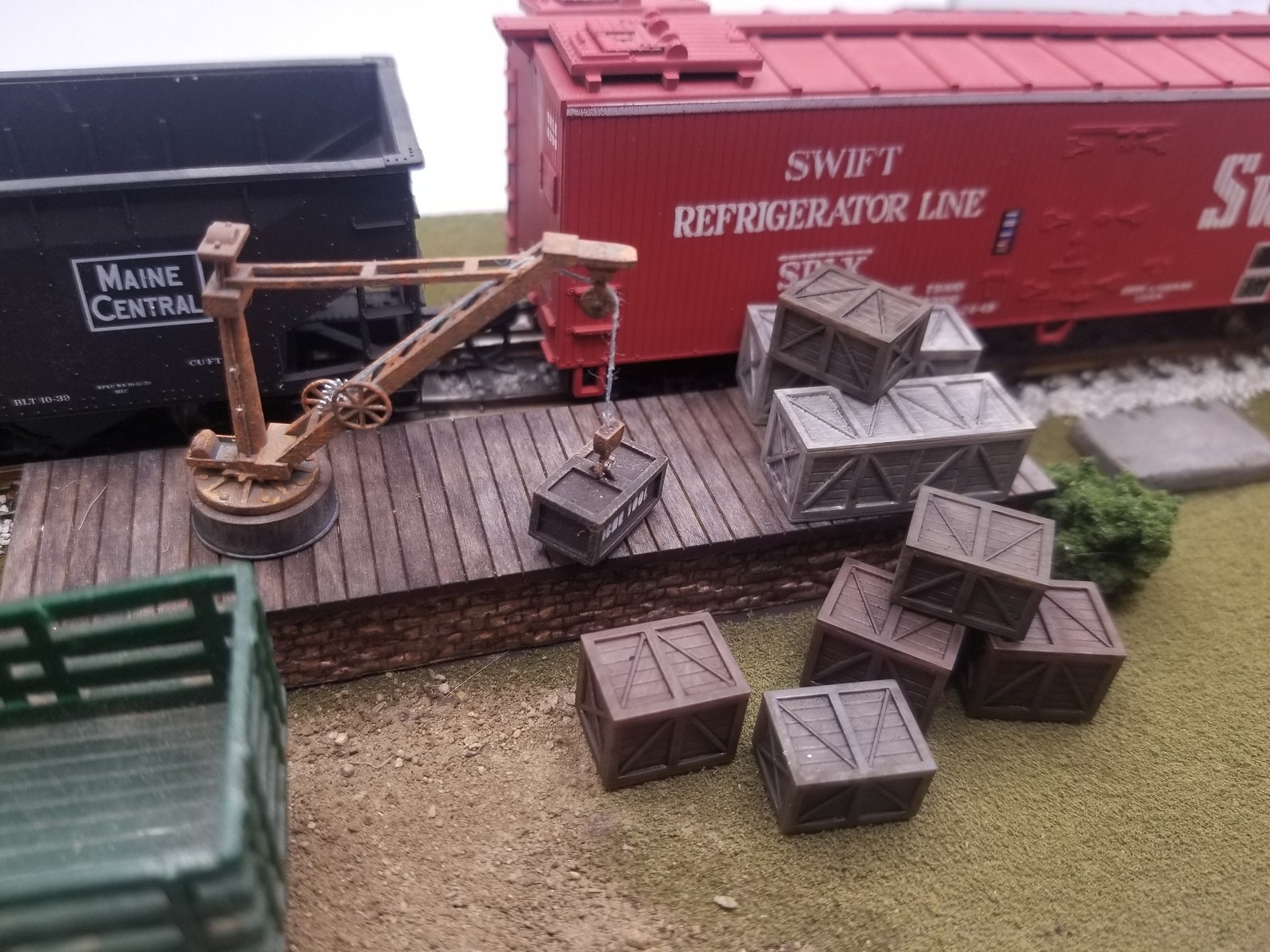 Wooden Crate 8 Pc Set HO Scale 1/87 Kit - Etsy