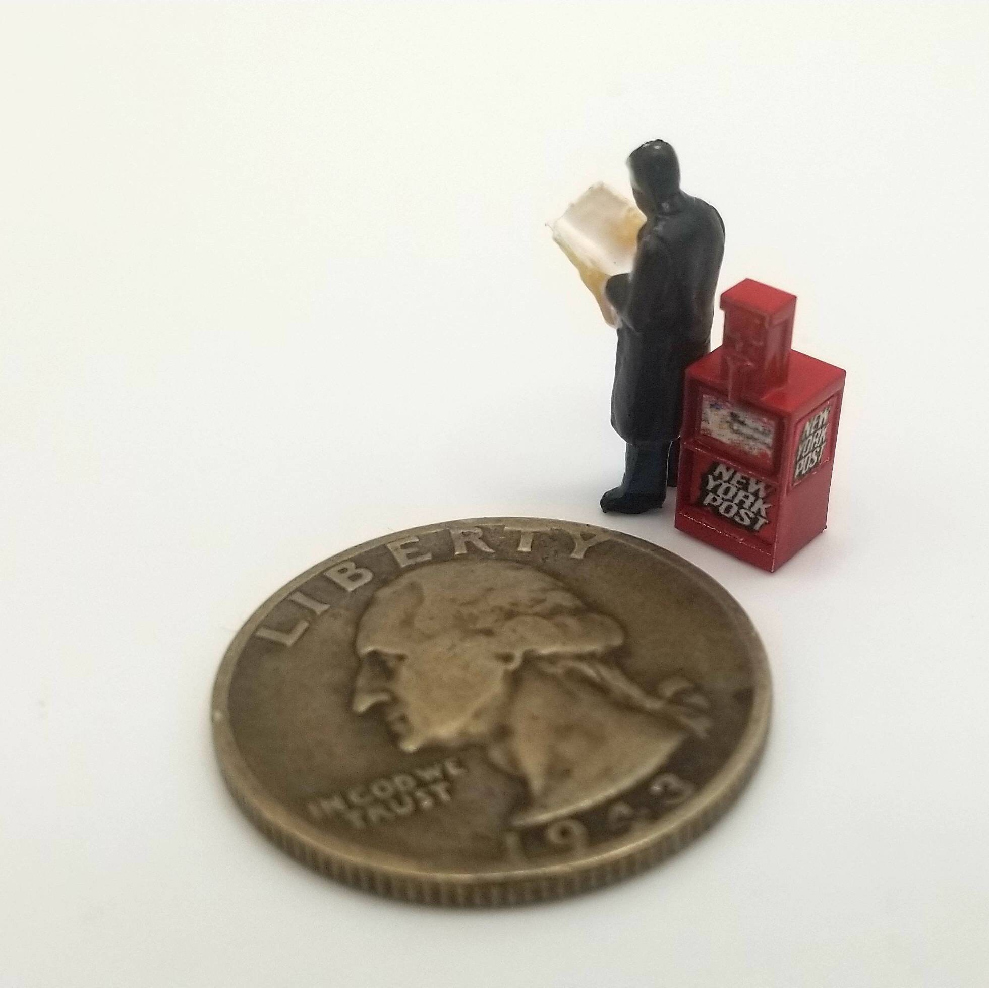 3pk Newspaper Vending Machine Kit HO Scale 1/87 - Etsy