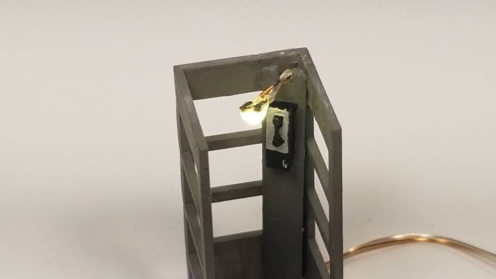 Phone Booth Kit HO Scale 1/87 - Etsy