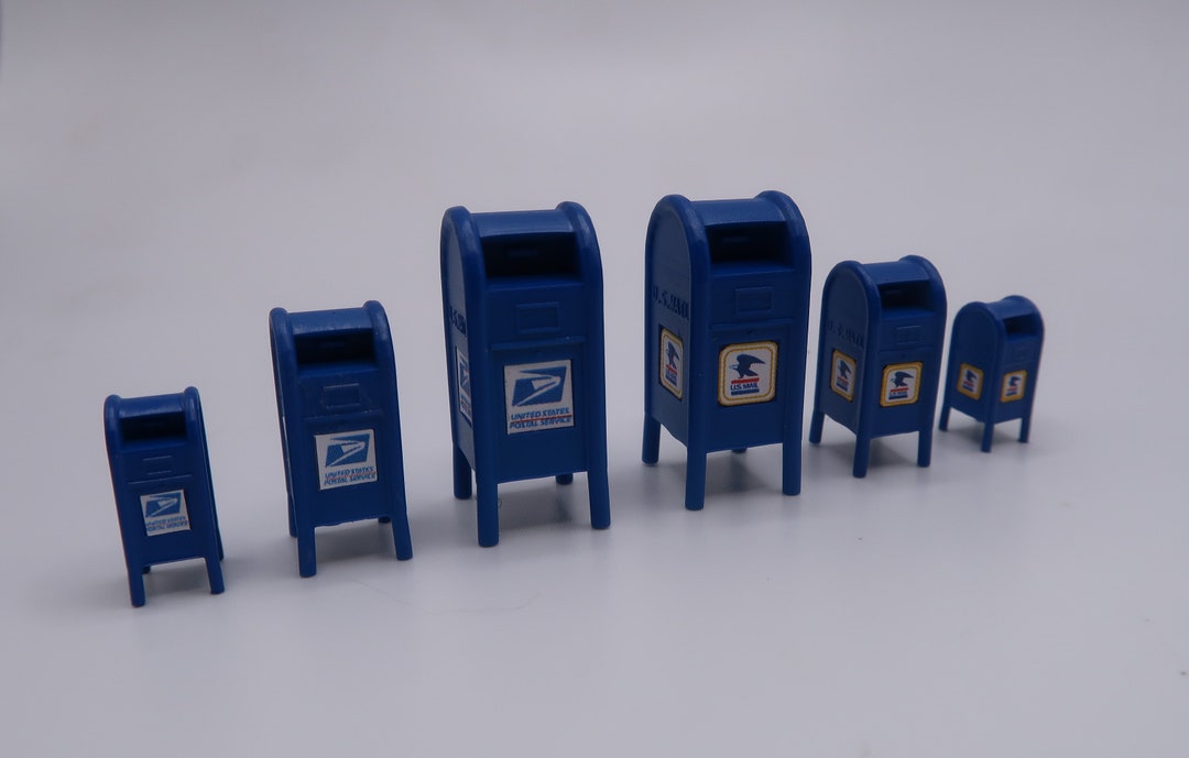 USPS Mailbox Painted & Finished HO/S/O - Etsy