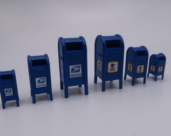 USPS Mailbox Painted & Finished HO/S/O - Etsy