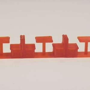 3pk Sm Dining Booth Kit HO Scale 1/87 - Etsy