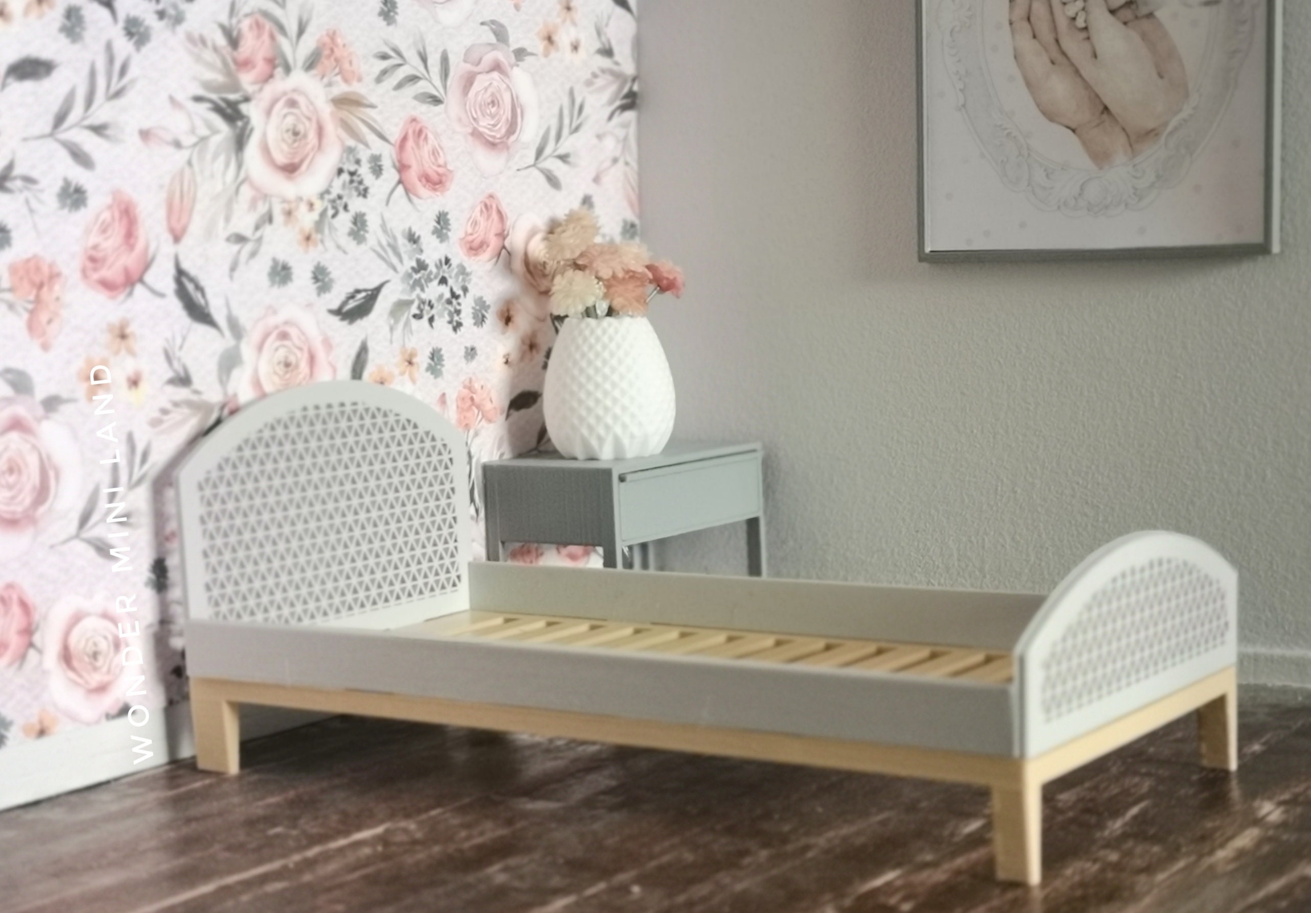 Miniature Bed Maileg Bed 1:12 Scale Miniatures Furniture - Etsy