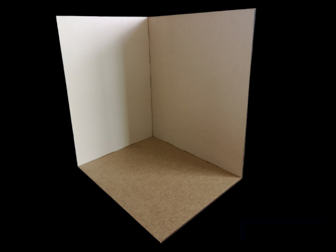 Dollhouse Roombox KIT, 2 Walls and Floor in 1:12 Scale, DIY - Etsy