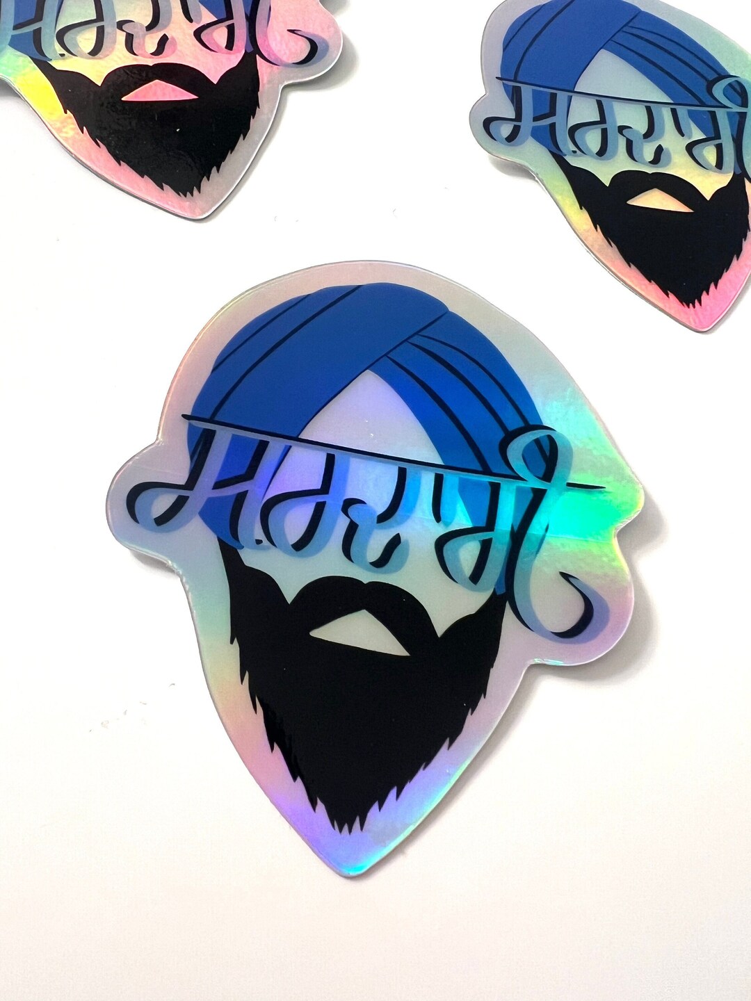 Holographic Sardaari Sticker, Punjabi Sikh Gift, Waterproof Decal ...