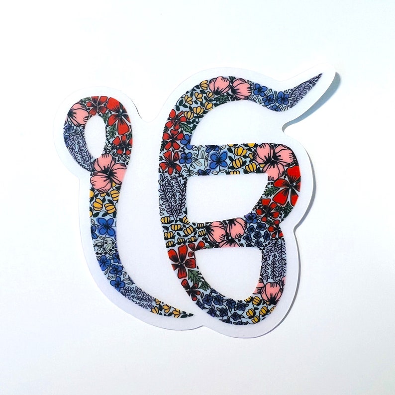 Ik Onkar Sticker, Punjabi Sikh Gift, Waterproof Decal Laptop Sticker ...