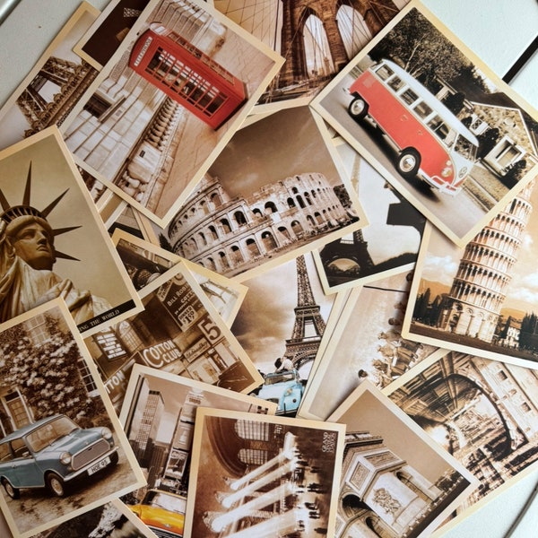 Embroidered Postcard - Etsy