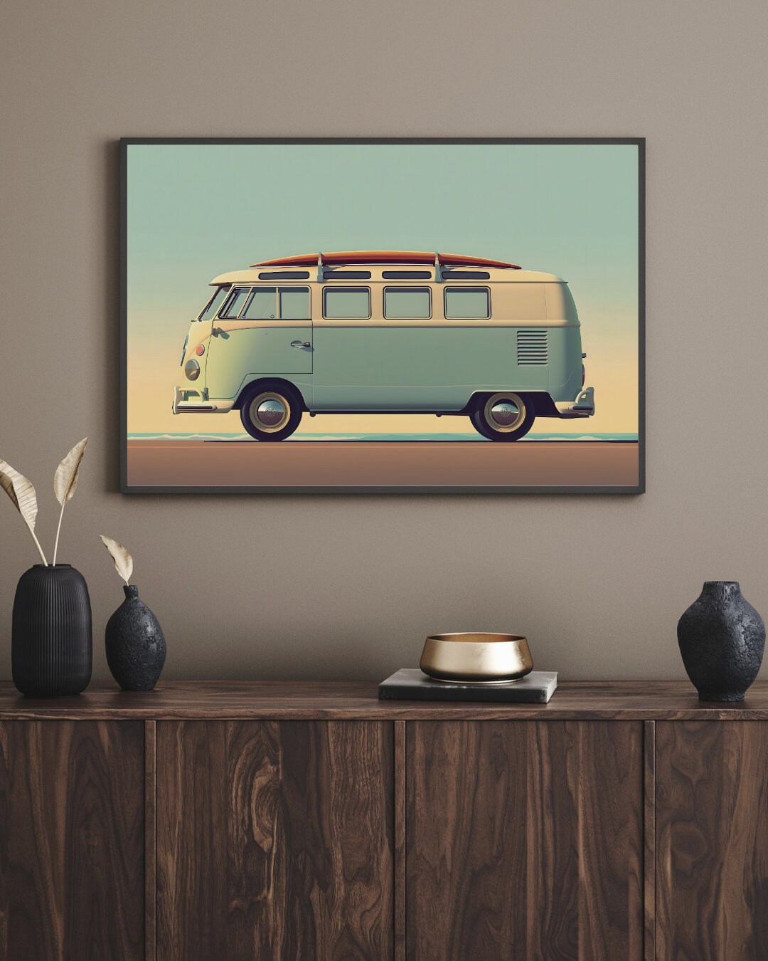 VW Bus - Bulli - Wall Art - Poster - Etsy