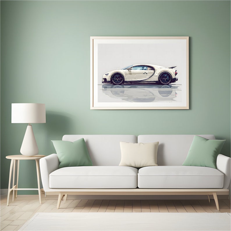 Bugatti Chiron - Wall Art - Poster - Etsy