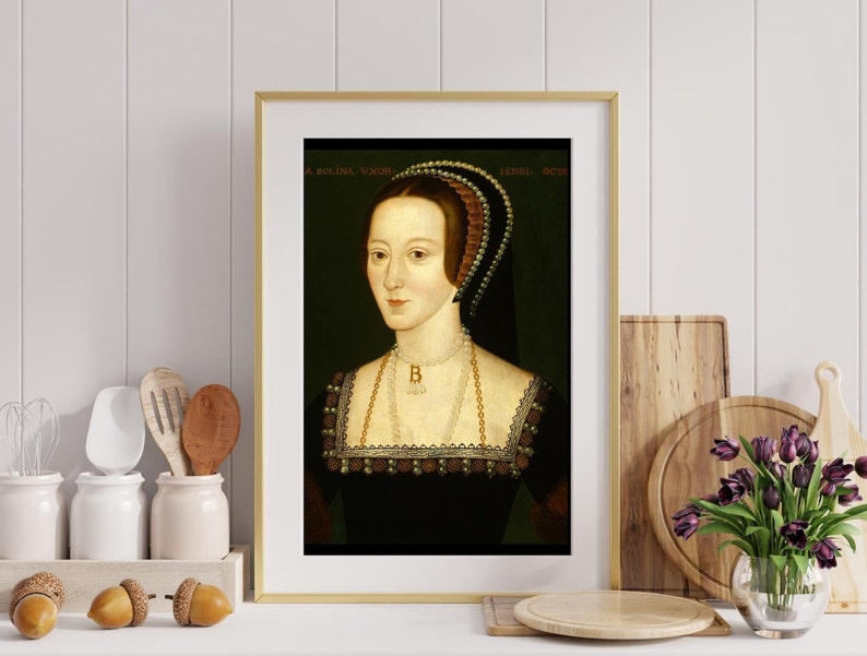 Anne Boleyn Art Print Digital Download Instant Download - Etsy