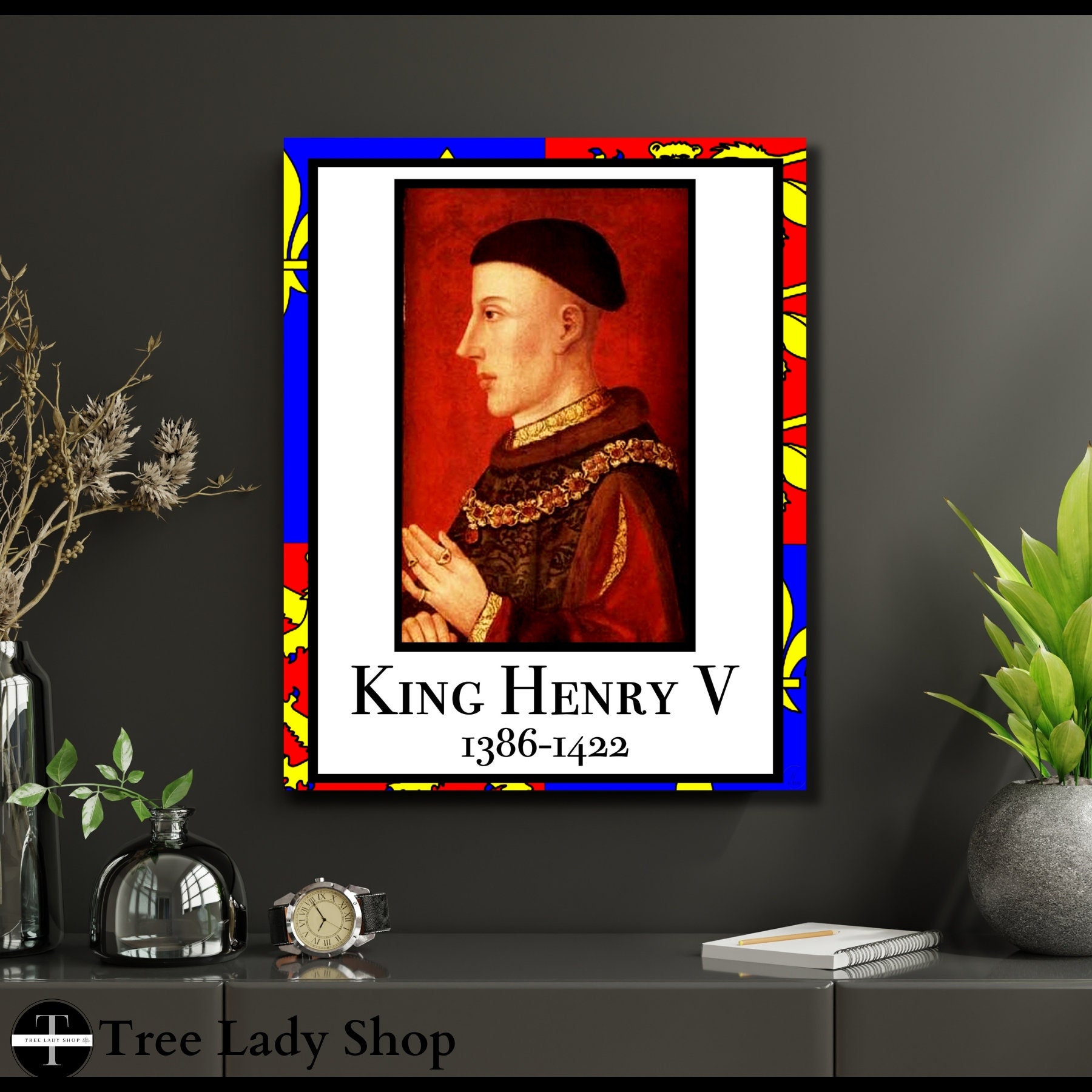 King Henry V Poster Print Set Digital Downloads Instant Download ...