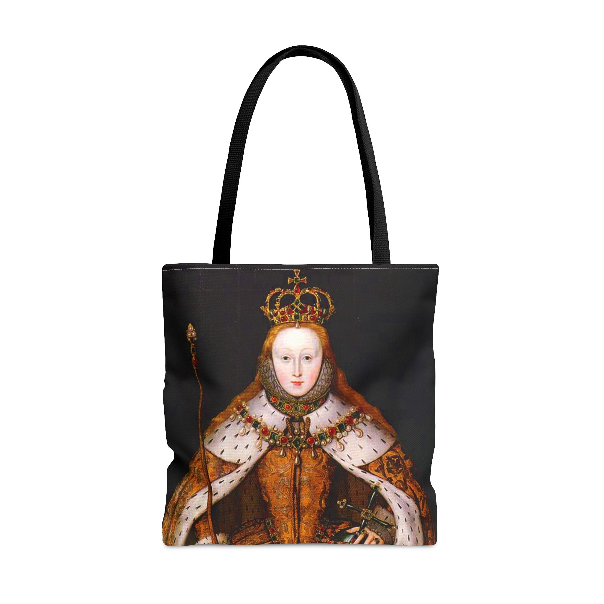 Queen Elizabeth I Tote Bag Black Coronation Tote Bag Royal Queens Gift ...