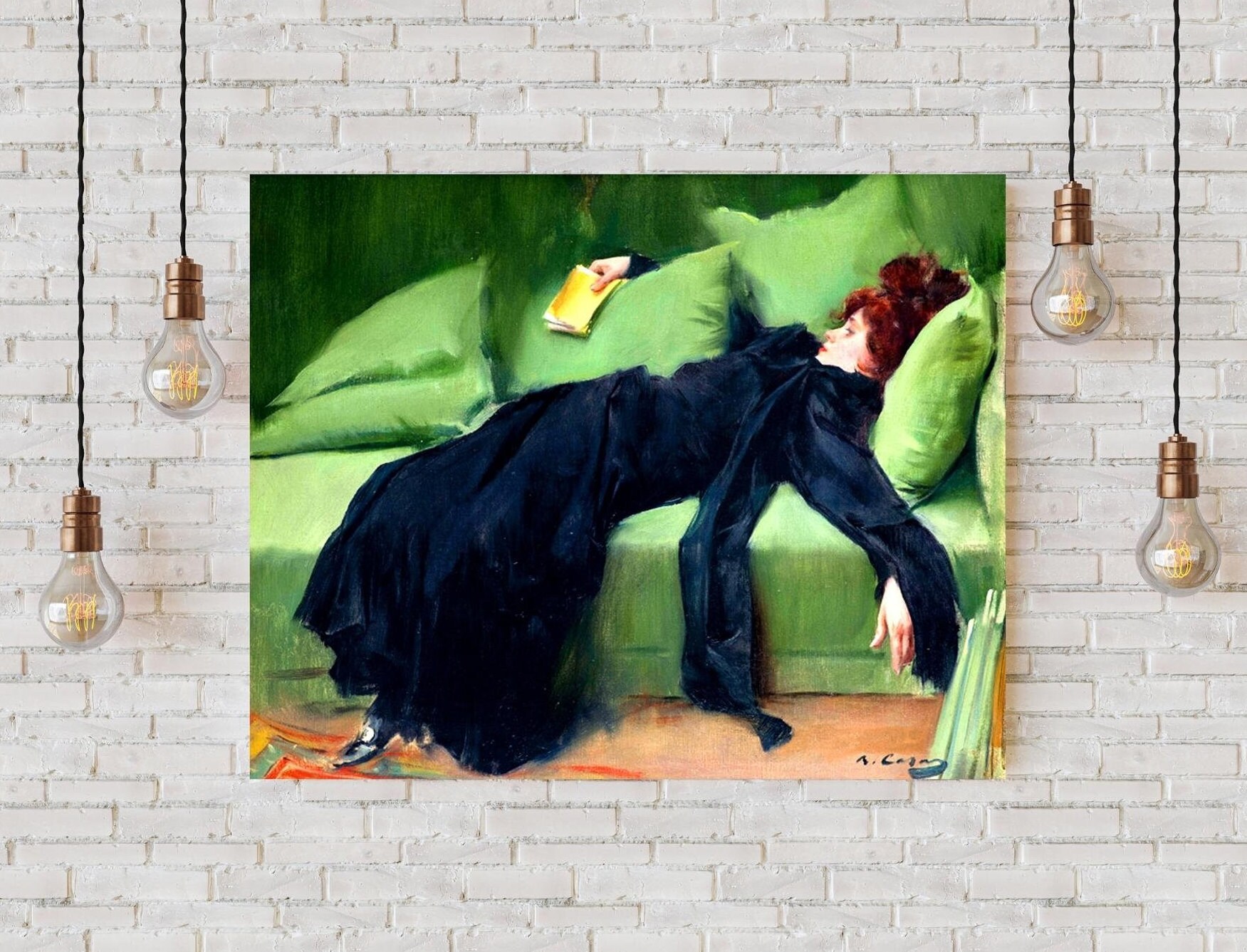 Decadent Young Woman After the Dance Art Print Set Digital Download ...
