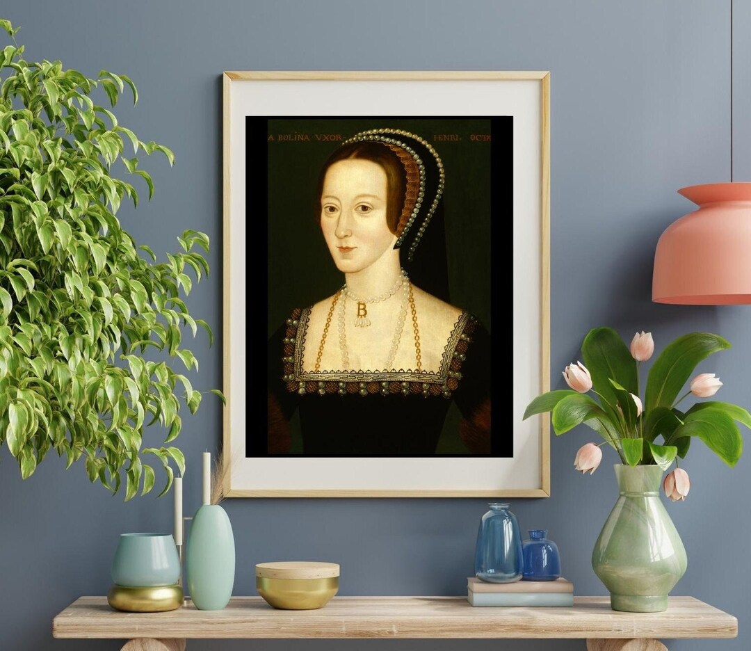Anne Boleyn Art Print Digital Download Instant Download Gallery Art ...