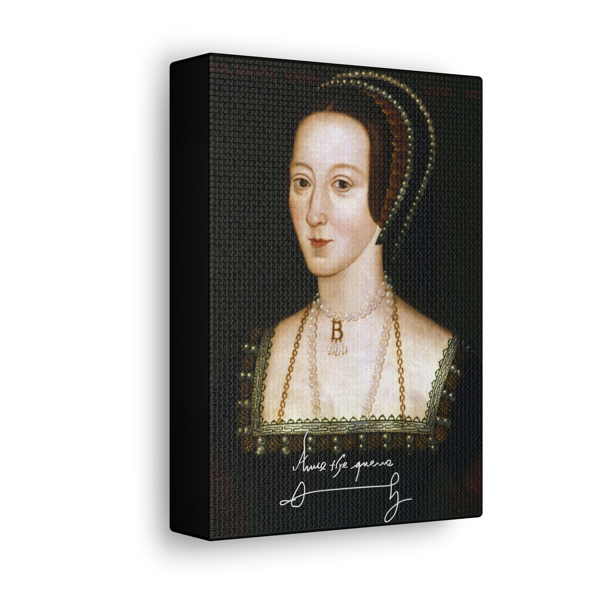 Anne Boleyn Signature Canvas Print Anne the Queen Canvas Print - Etsy