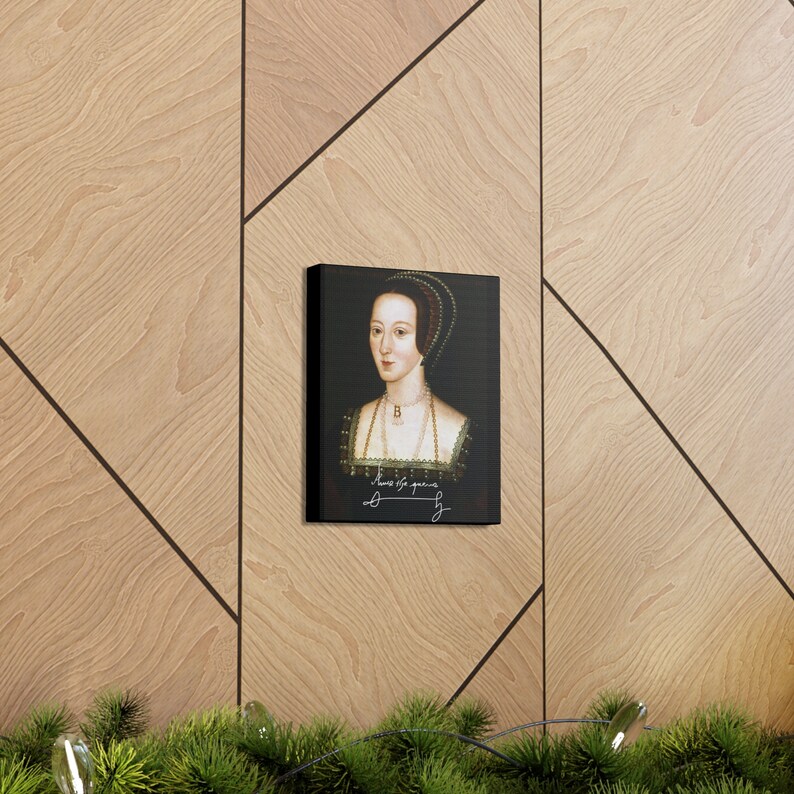 Anne Boleyn Signature Canvas Print Anne the Queen Canvas Print - Etsy