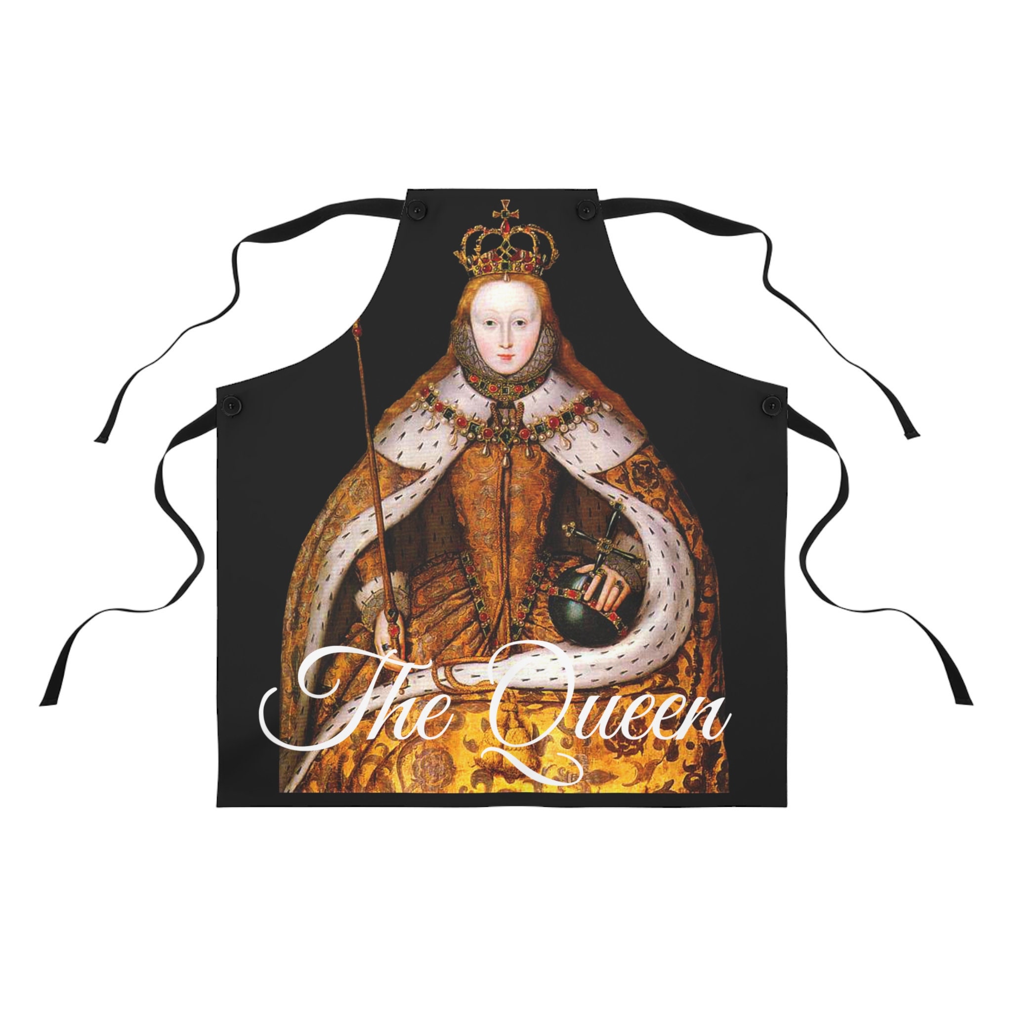 Queen Elizabeth I Apron the Queen Apron the Tudors Cleaning Apron ...
