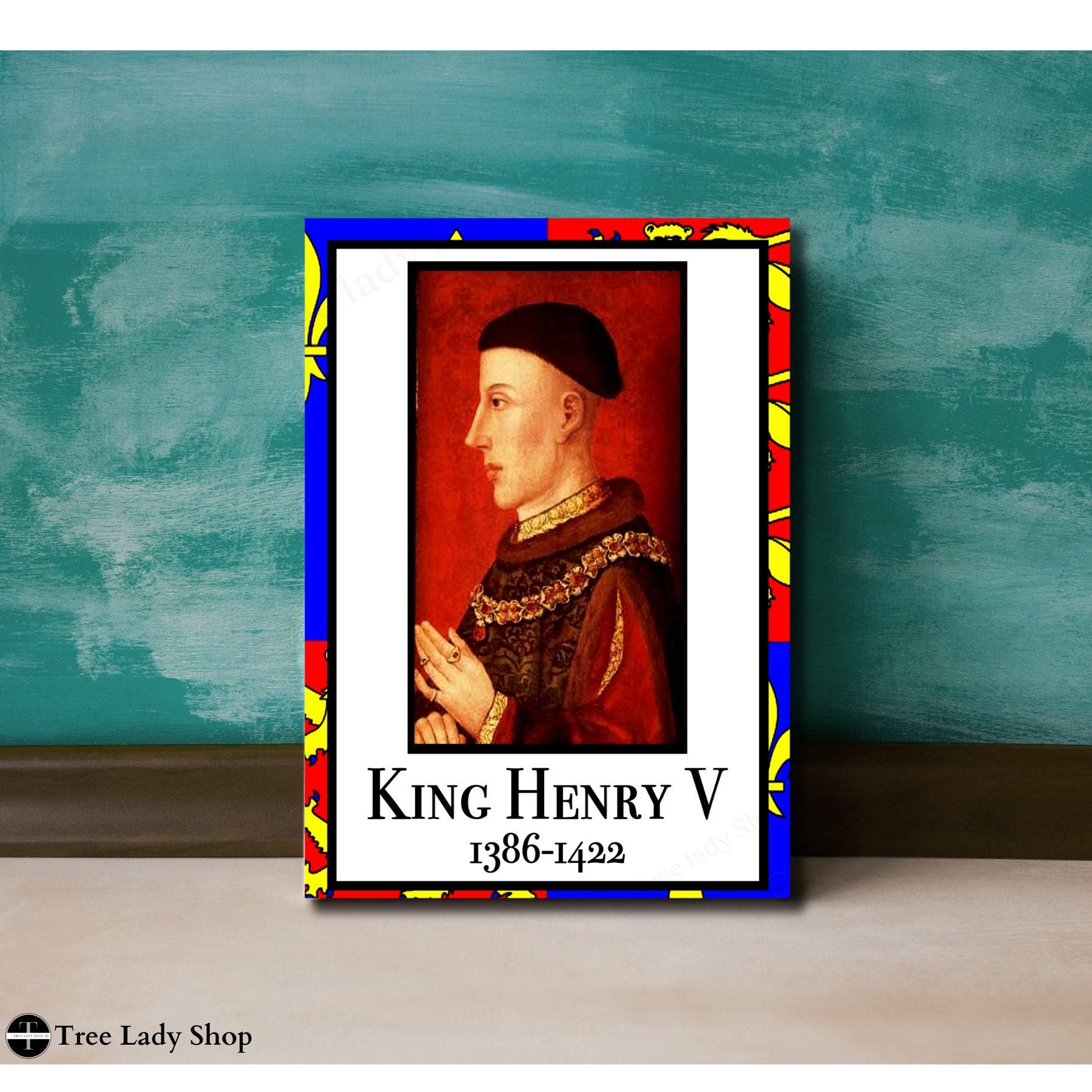 King Henry V Poster Print Set Digital Downloads Instant Download ...