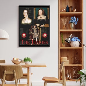 Tudors Anne Boleyn Catherine of Aragon King Henry VIII Canvas Print ...