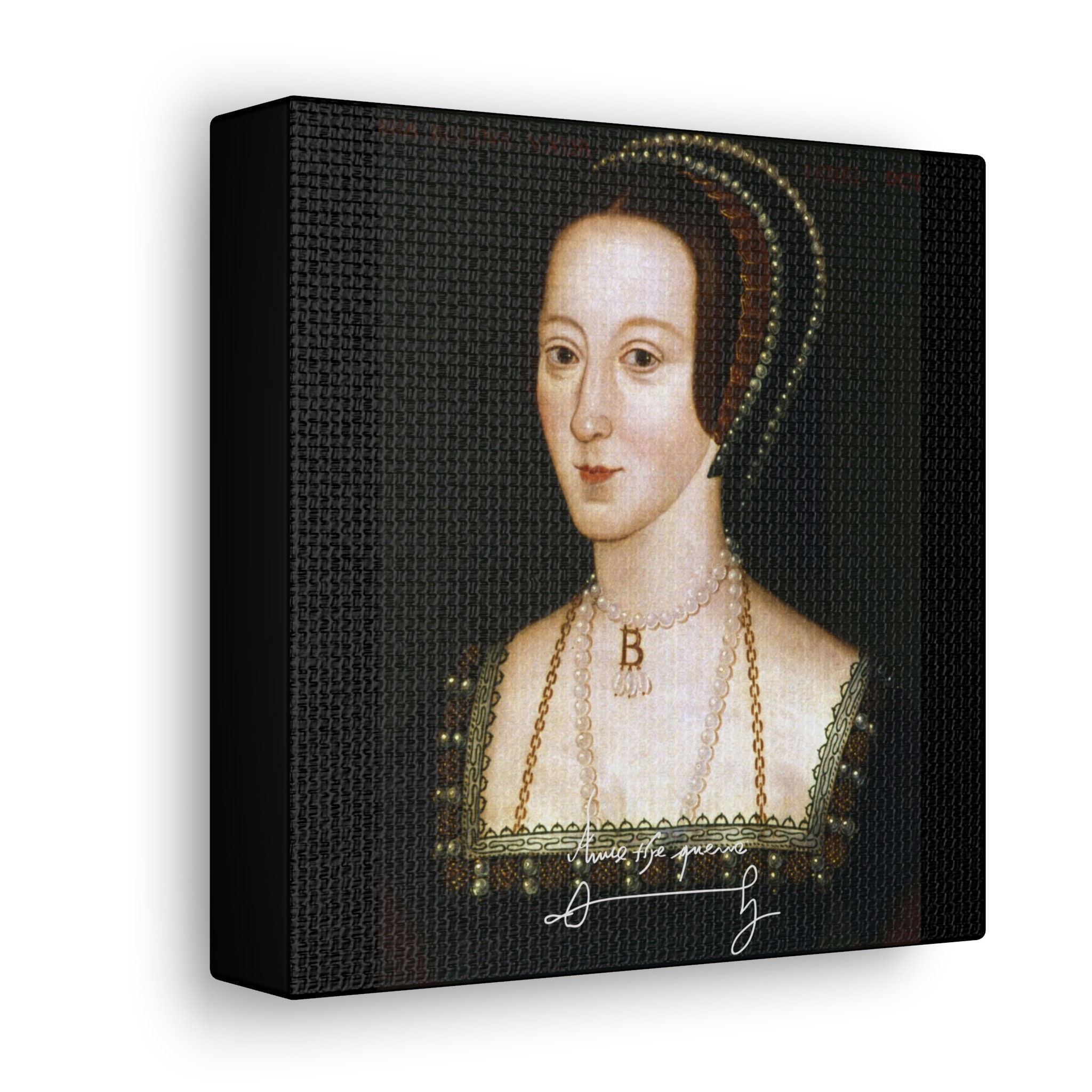 Anne Boleyn Signature Canvas Print Anne the Queen Canvas Print - Etsy