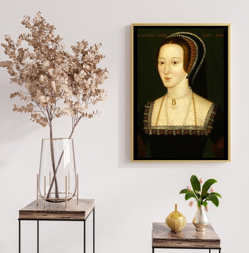 Anne Boleyn Art Print Digital Download Instant Download Gallery Art ...