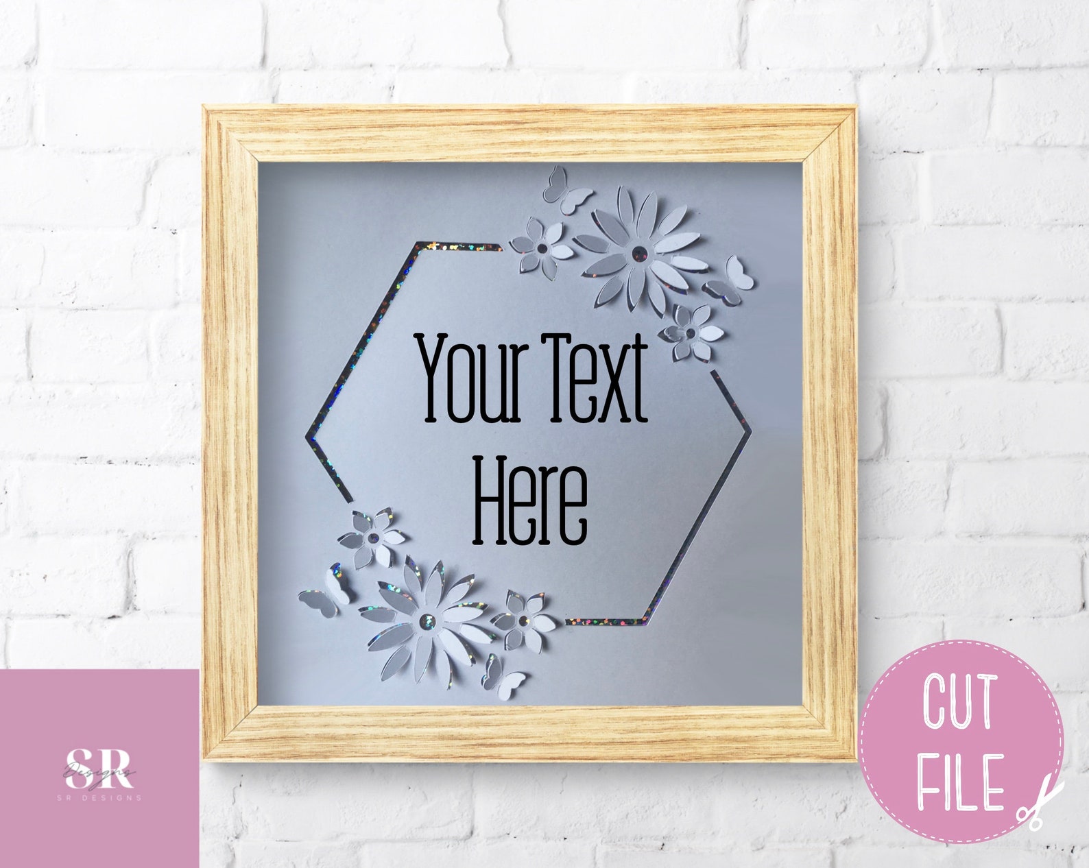 SVG: 3D/ pop Up Flower Wreath/frame Bundle. Floral Wreath. | Etsy