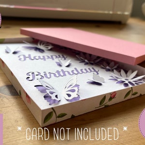 SVG: Slim A5 Card Box Template. Suitable for A5/ Rectangle Cards. Card ...