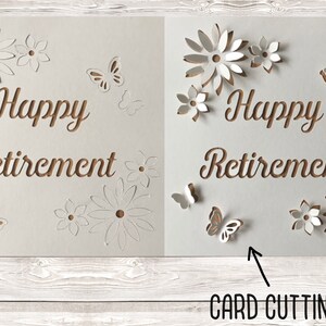 SVG: 3D/ ‘pop Up’ Happy Retirement Card. Happy Retirement. Pop up Card ...