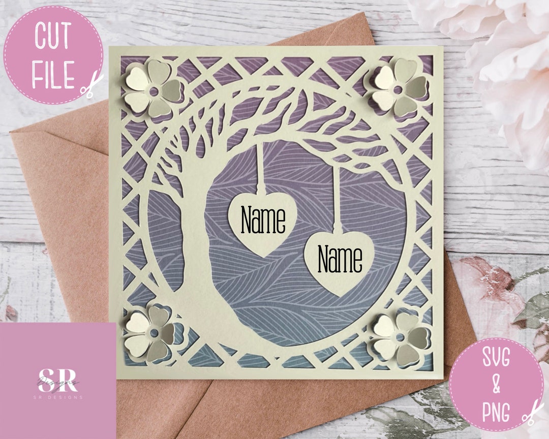 Buy SVG: 3D Family Tree Card. Digital Download. Paper Cutting. Family ...