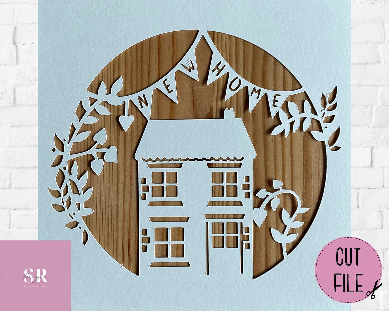 SVG: New Home Card. Digital Download. Paper Cutting. New Home - Etsy UK