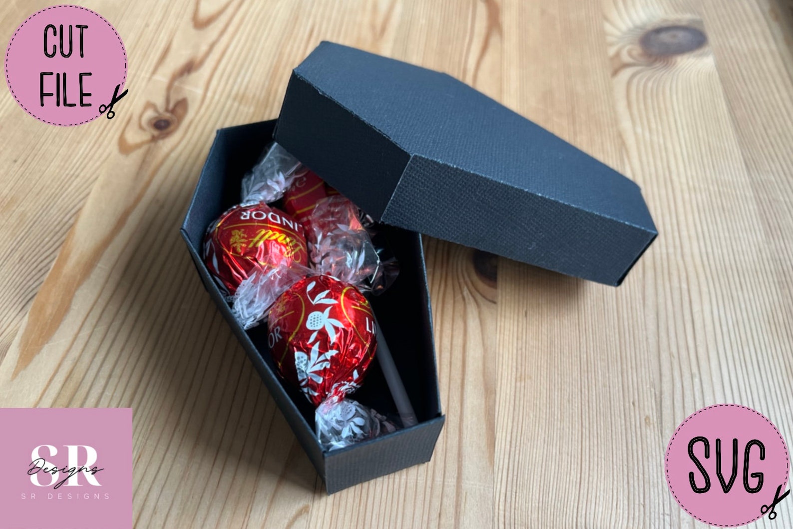 Coffin Treat Box Template. Candy Holder Svg. Halloween Treat - Etsy