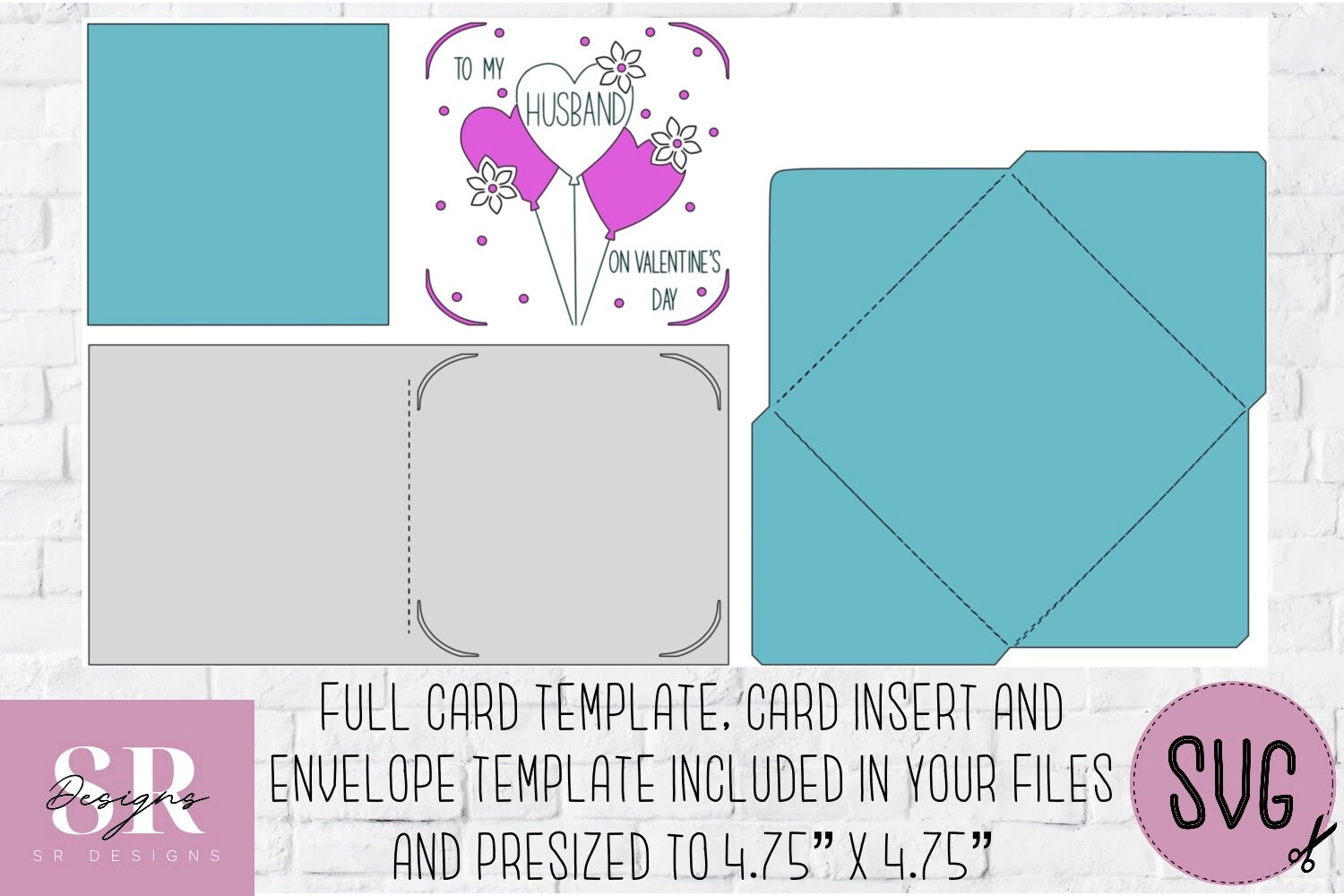 SVG: Husband Valentines Insert Card. Cricut S40 Insert Card. Husband ...
