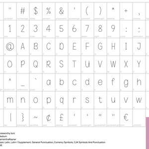 Noteworthy Font | Handwritten Font | Suitable for Printing - Etsy