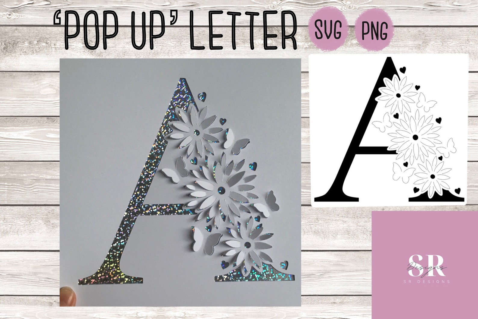 SVG: Pop up/ 3D Letter A. Alphabet pop up. Pop up letter. Card | Etsy