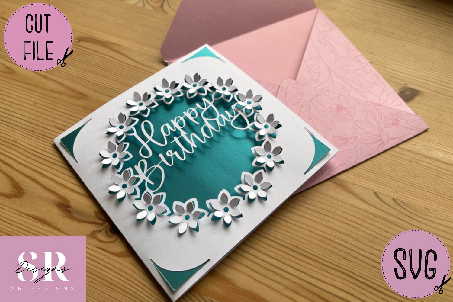 SVG: 3D Birthday Insert Card. Cricut S40 Insert Card. Birthday - Etsy UK