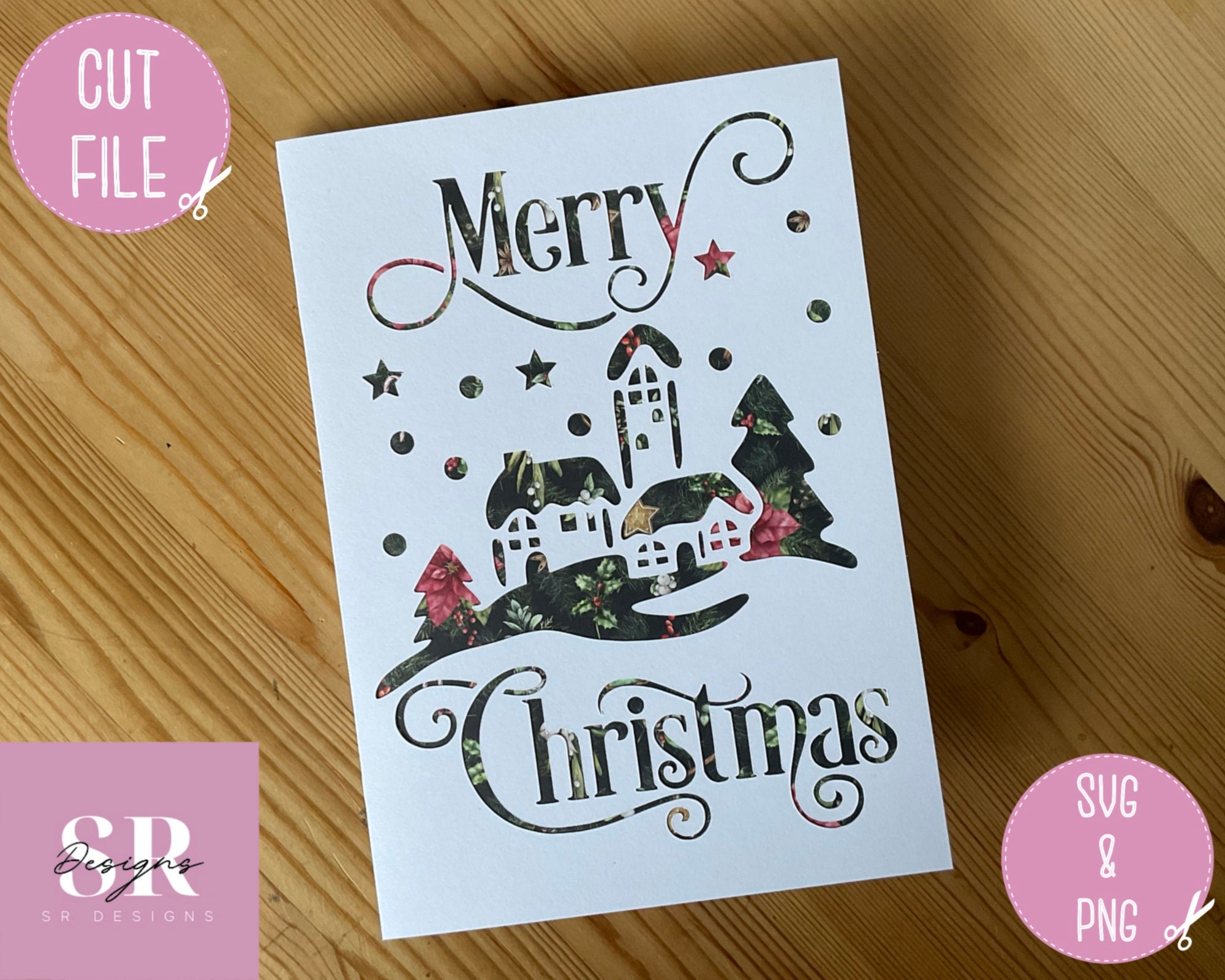 SVG: Christmas Card. Christmas Card Svg. Merry Christmas Svg. Cricut ...
