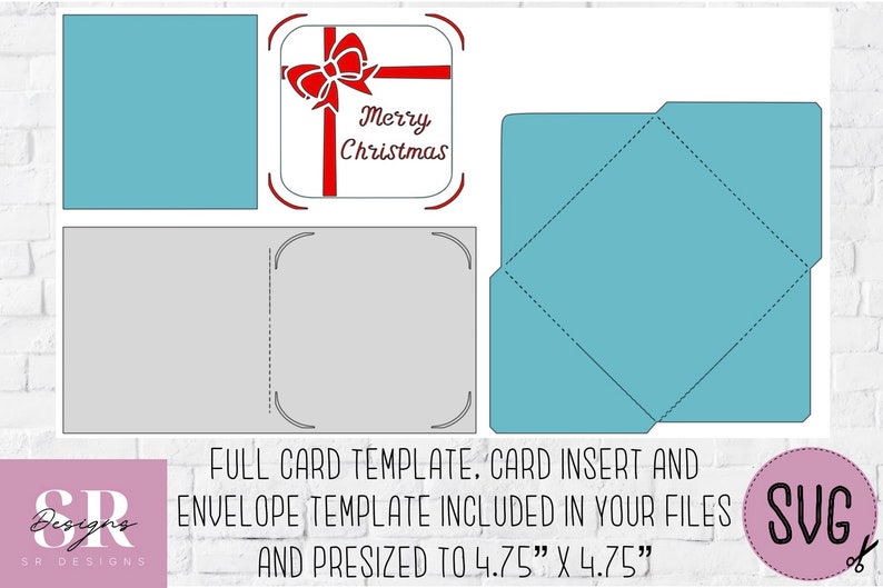 SVG: Christmas Insert Card. Cricut S40 Insert Card. Christmas - Etsy UK
