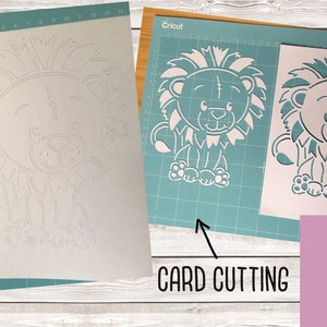 Cute Lion Card Cut File. SVG. Nursery Decor. - Etsy UK